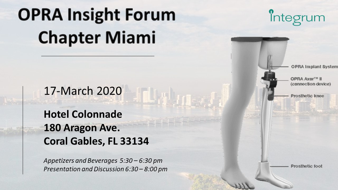 OPRA Insight Forum-Chapter Miami - Integrum
