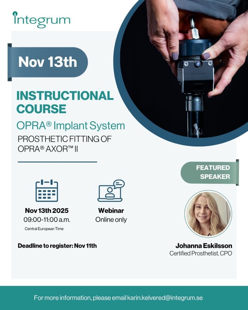 Instructional Course - Prosthetic Fitting of OPRA® Axor™ II - Integrum