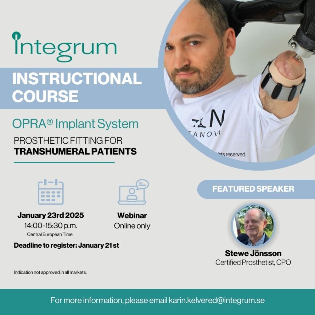Instructional Course - Rehabilitation and Prosthetic Fitting for Transhumeral Patients Treated ...